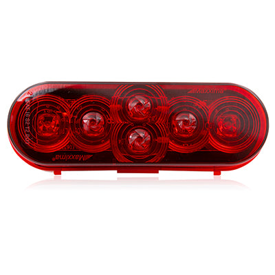6 LED Red Oval Stop/Tail/Turn Light – Tandem Brite